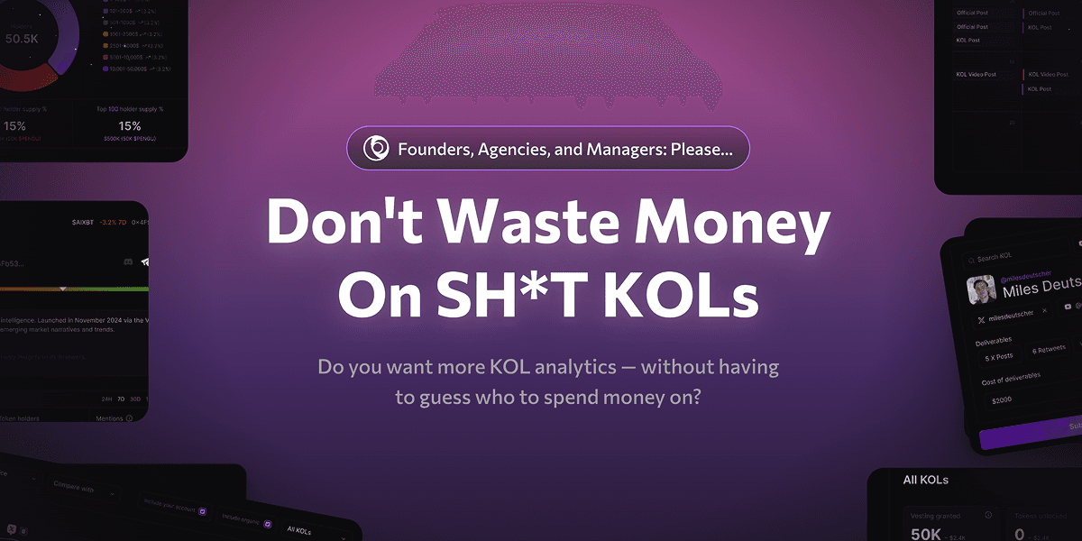 ProtoKOLs - The InfoFi Terminal for Web3 Marketing Analytics