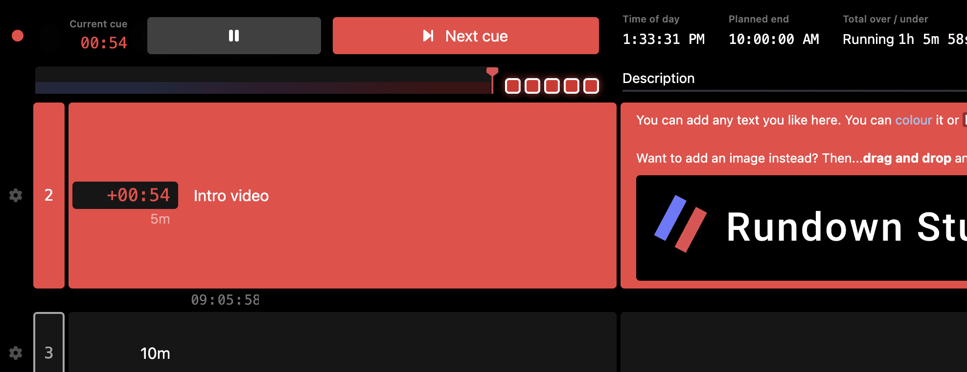 Rundown Studio vs Google Sheets - Rundown Studio