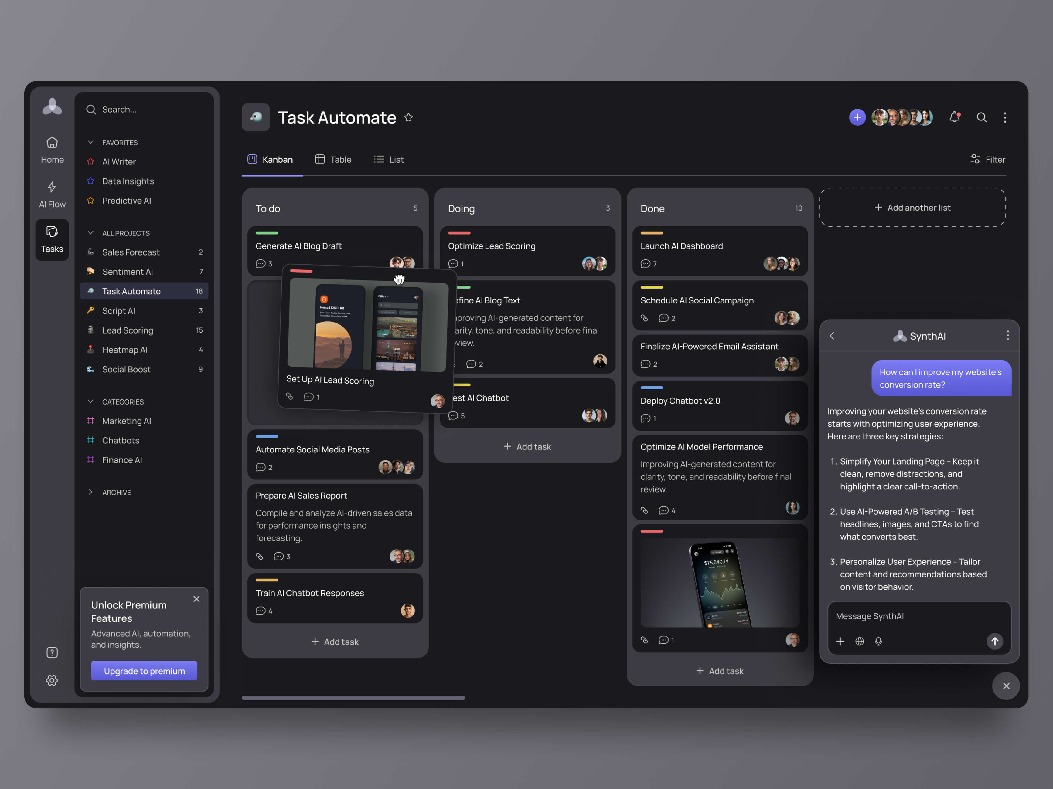 Attribution Tracking Dashboard - My website
