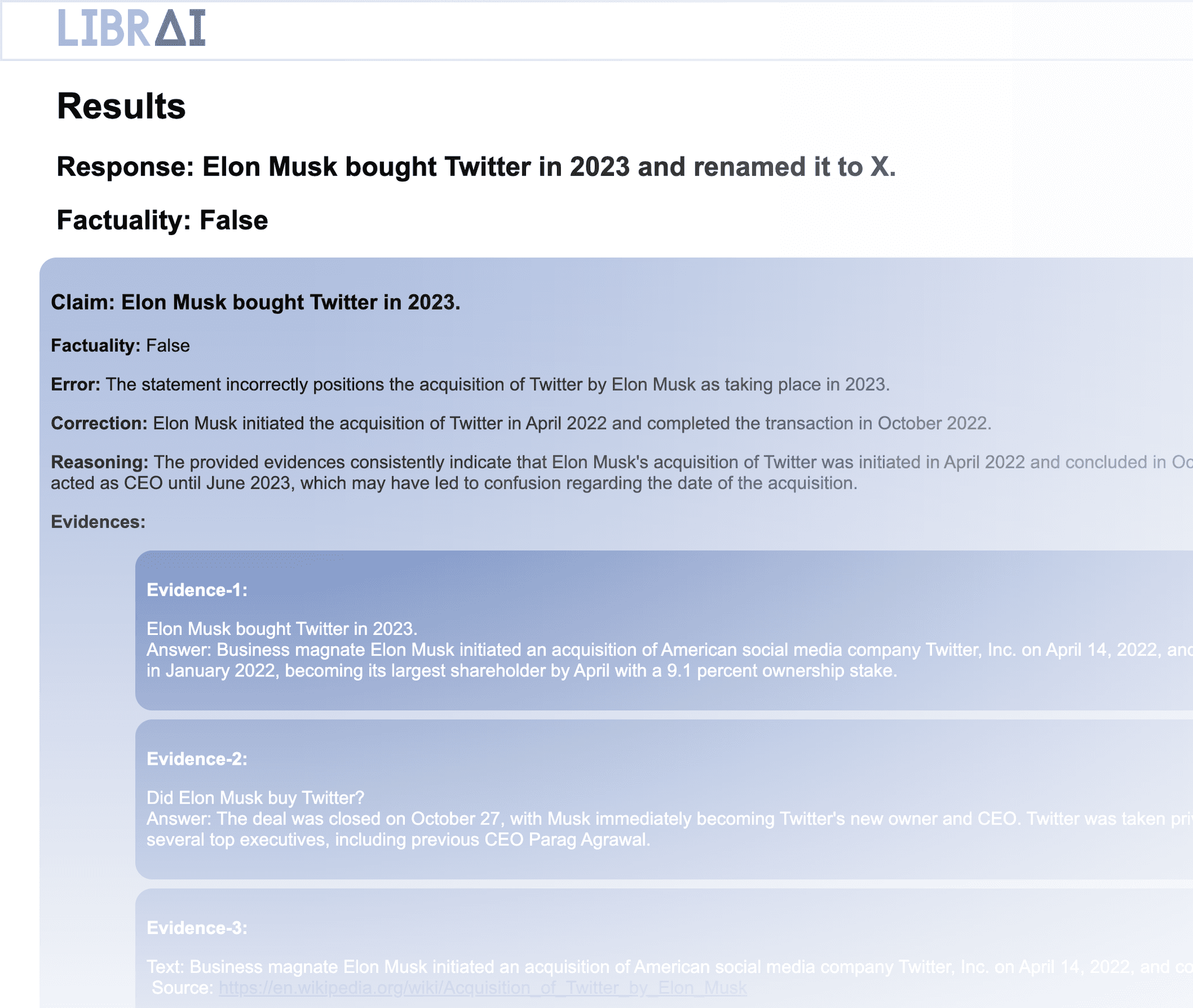 Loki: Open Fact Verification by LibrAI