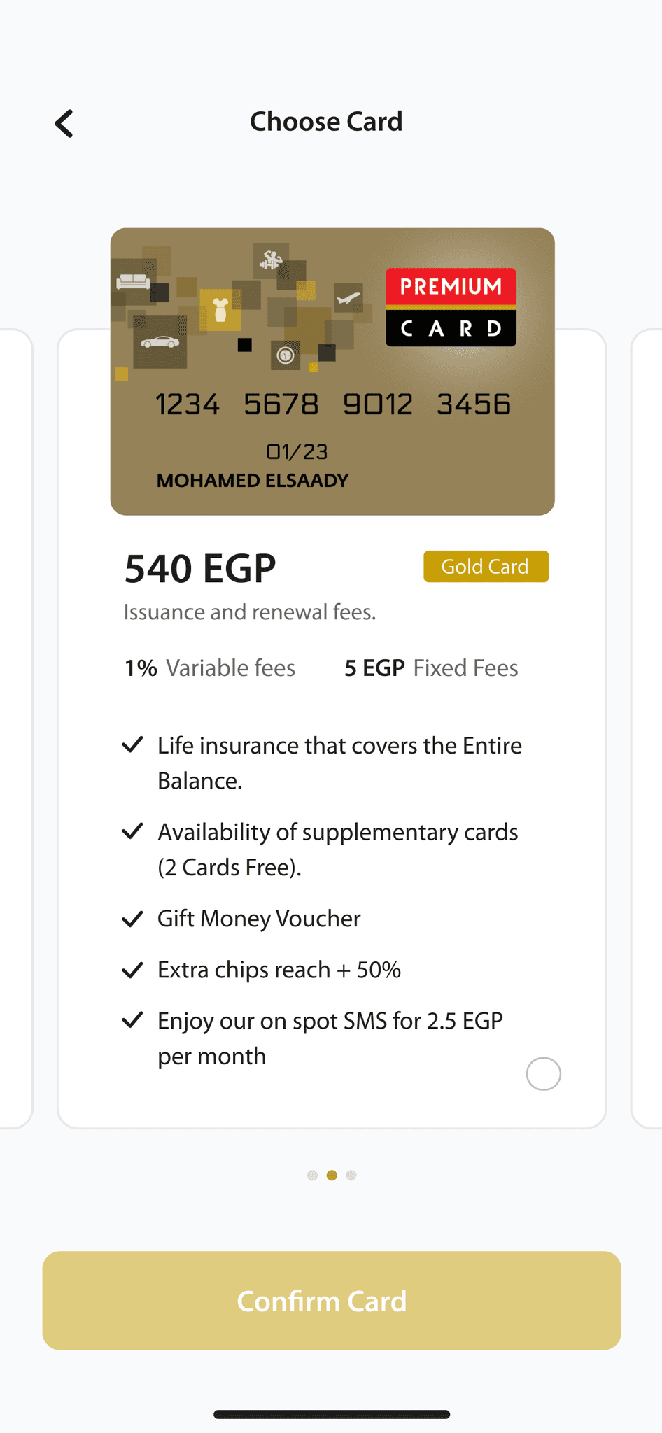 Premium Card | In Touch With Your Needs