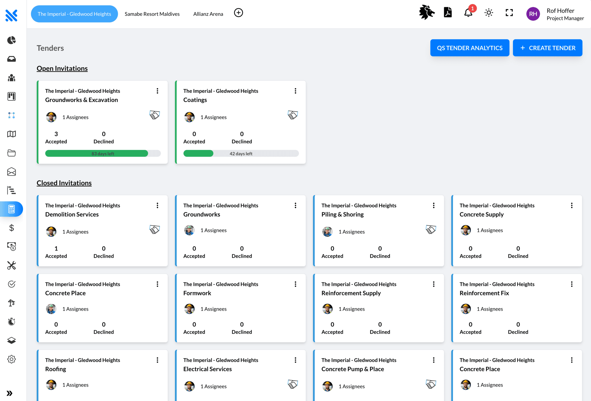 Construction Contract & Tender Management Software | Plexa