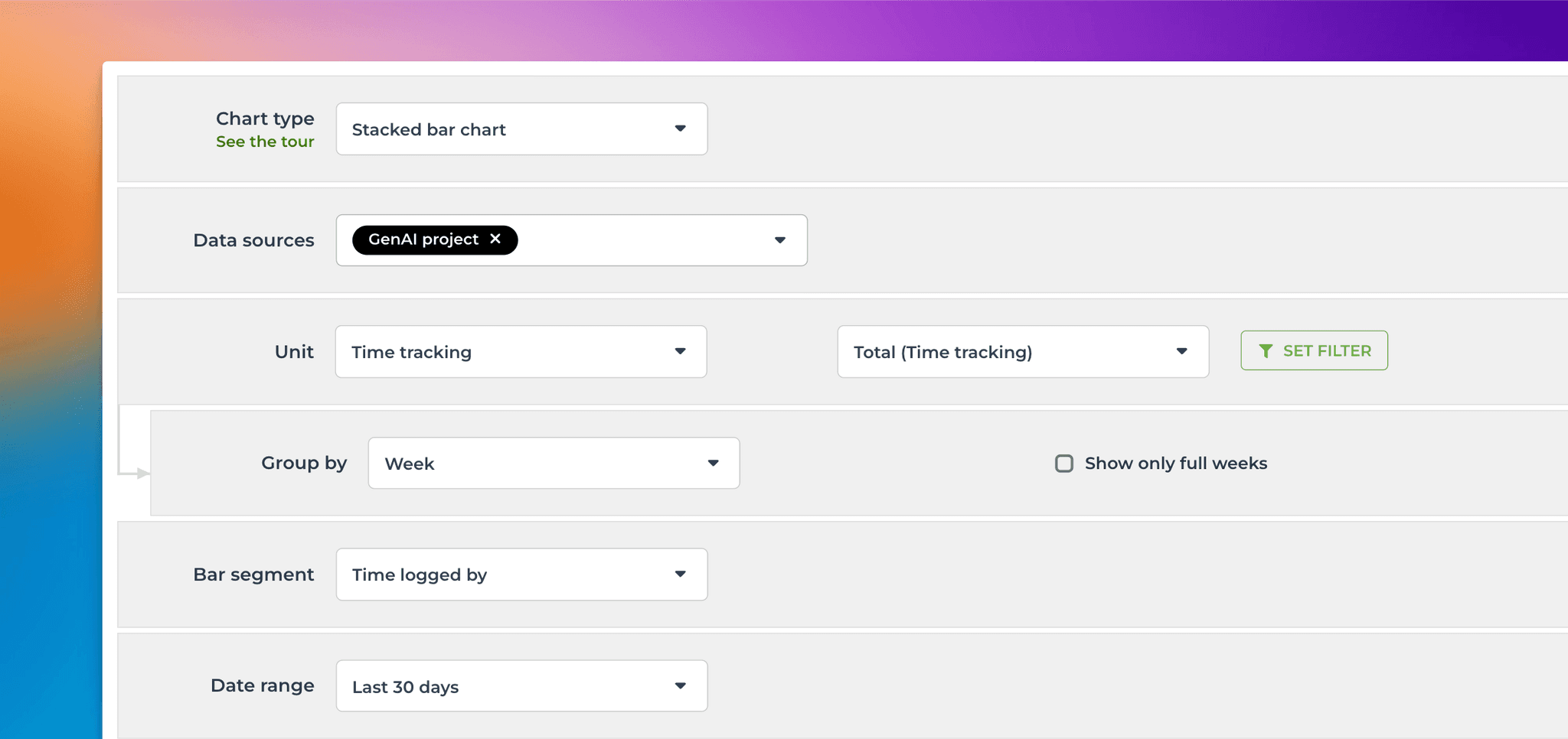 Create charts using Jira custom fields - Screenful Guide