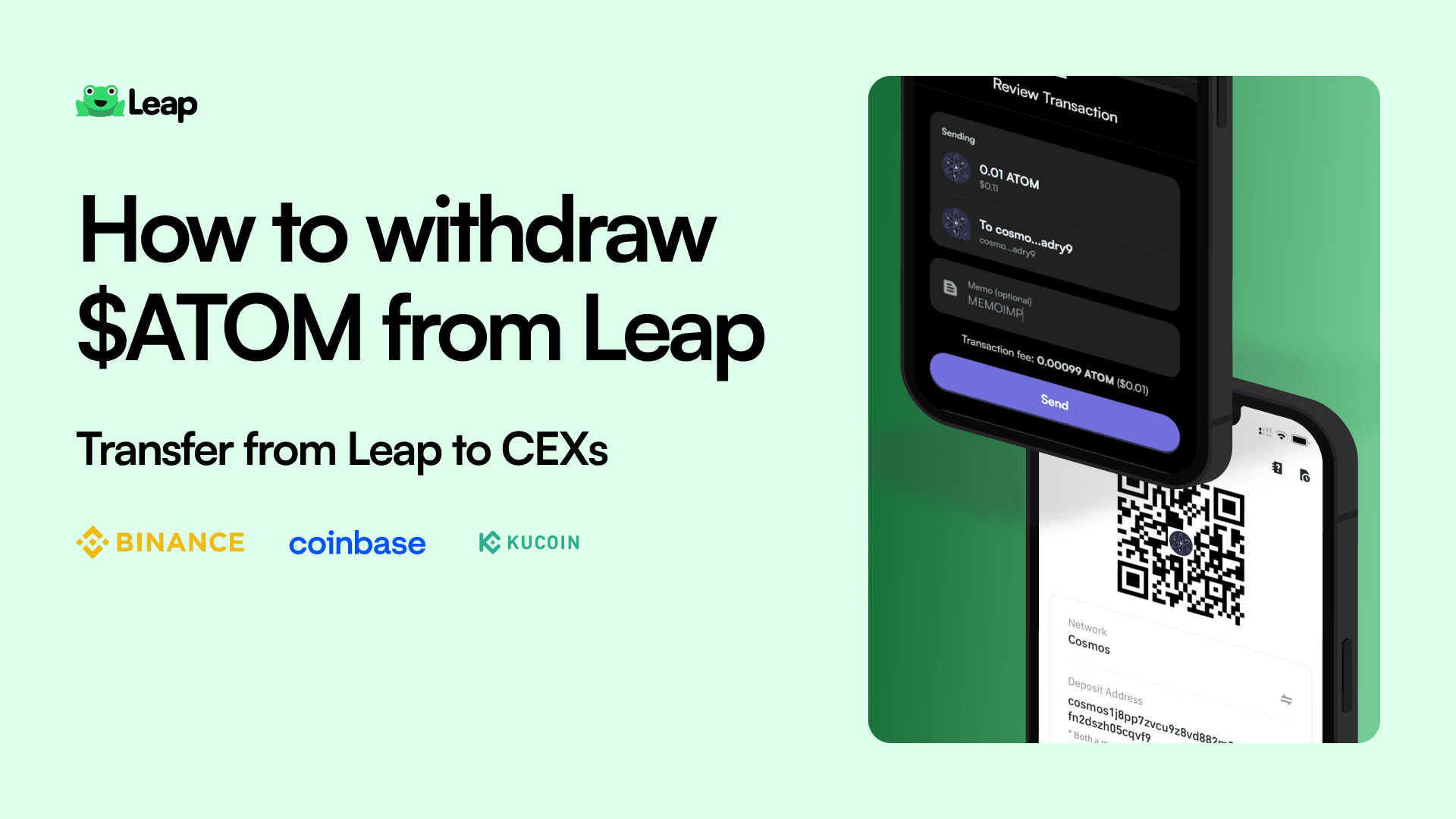 How to withdraw $ATOM from Leap Wallet - Leap Wallet