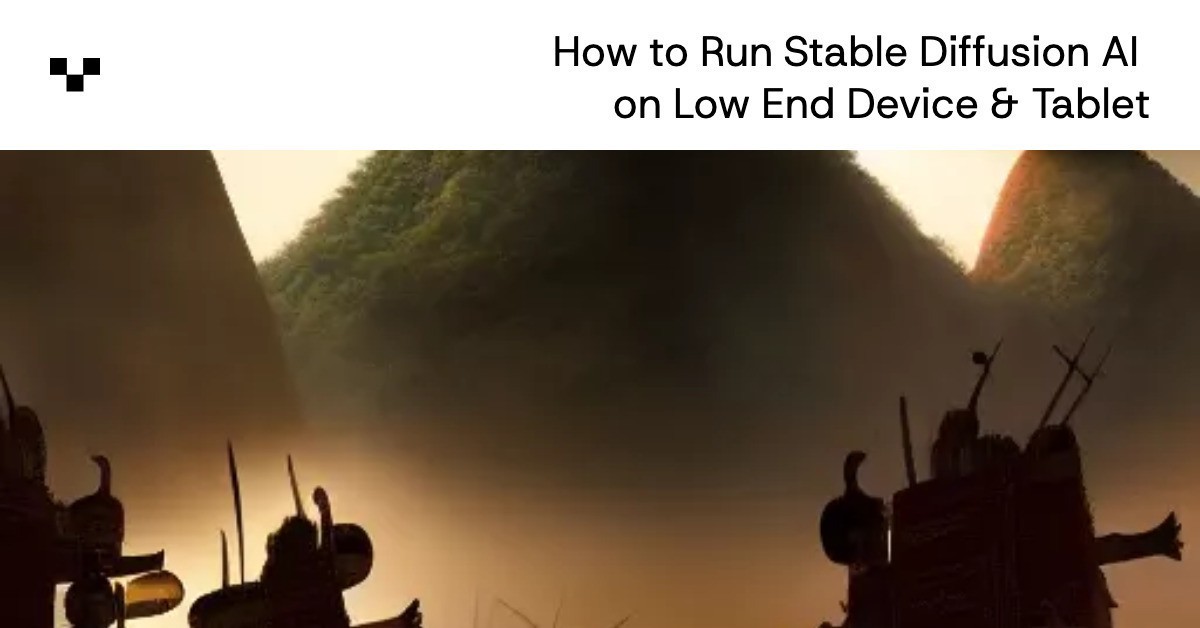 How to Run Stable Diffusion AI on Low End Device - Vagon