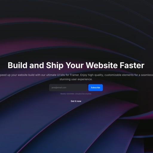 Frameblox - Ultimate Framer UI kit; design system & components library
