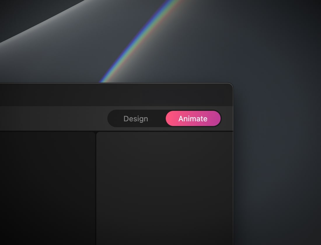 Design vs Animate Mode