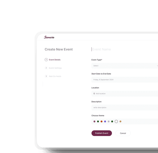 Samaro - Best AI Photo sharing & Event experience App