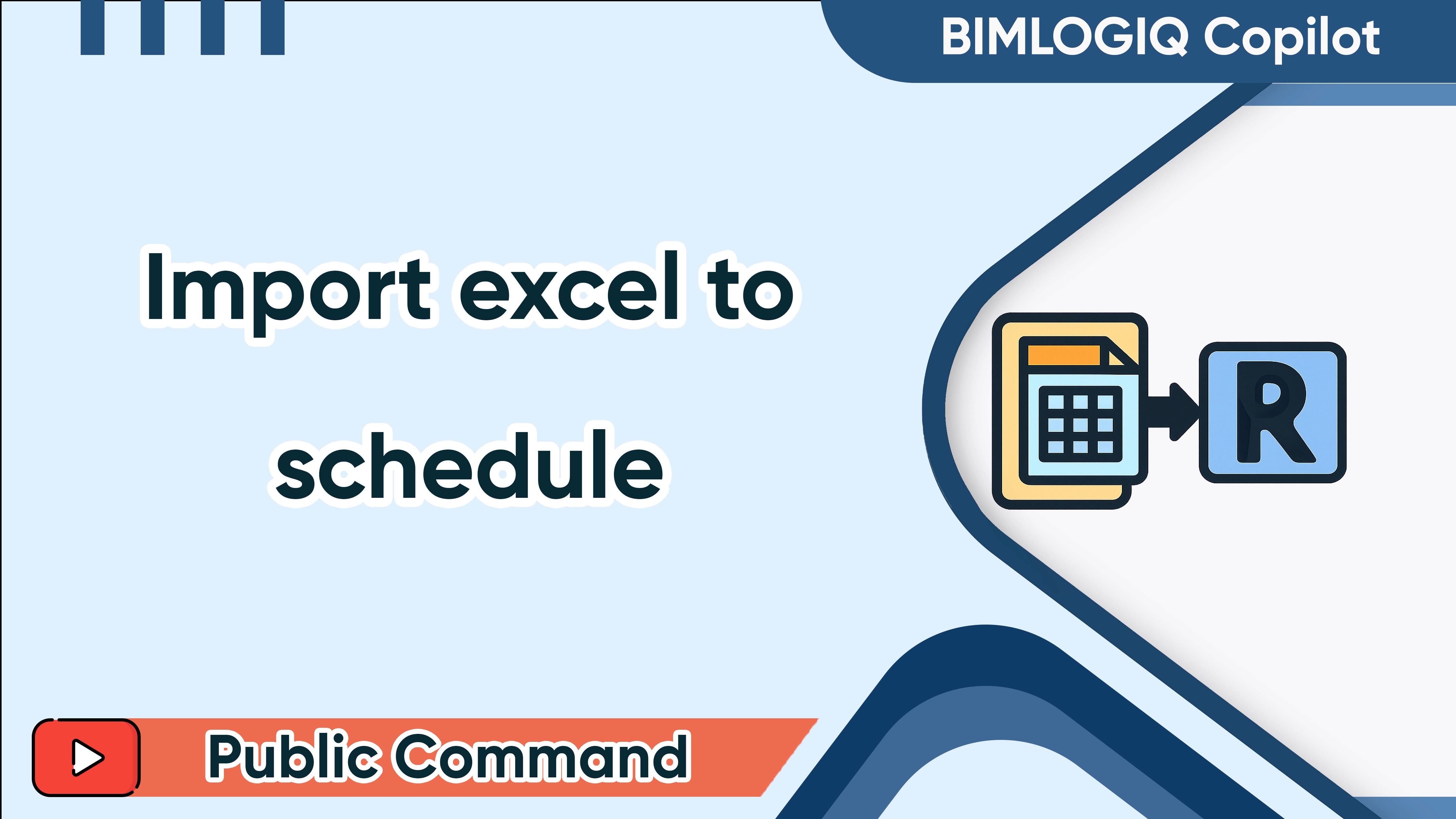 Import Excel to Revit Schedules Automatically Using BIMLOGIQ Co-pilot ...
