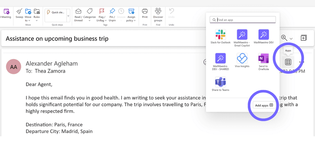 How to install add-ins and apps in Outlook for Windows and Mac ...