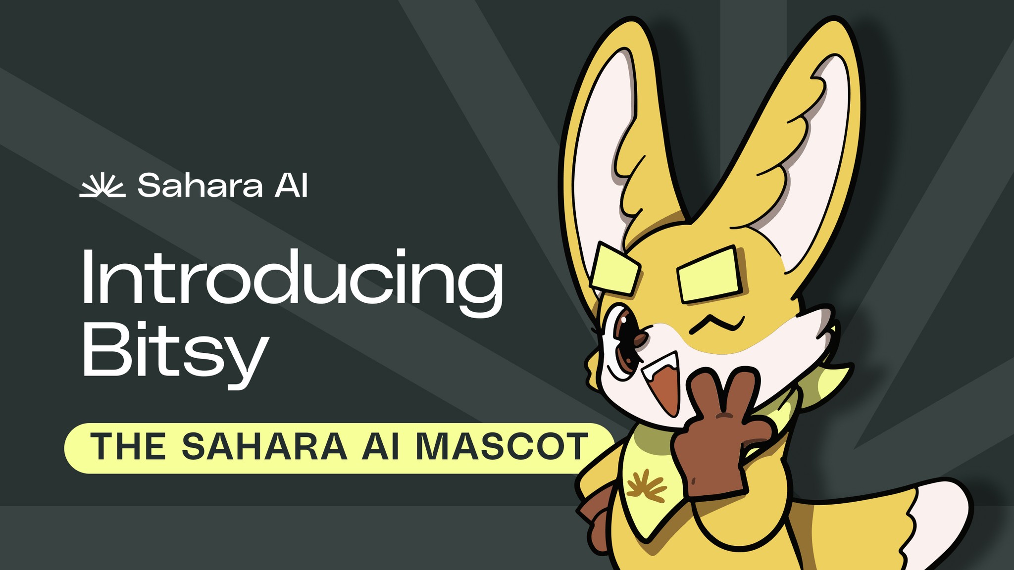 Meet Bitsy: Sahara AI's New Mascot!