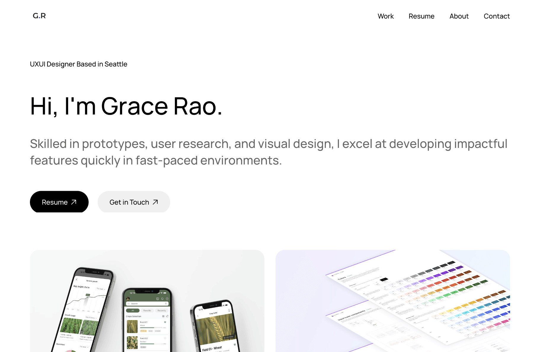 Grace Rao - UX Designer Portfolio