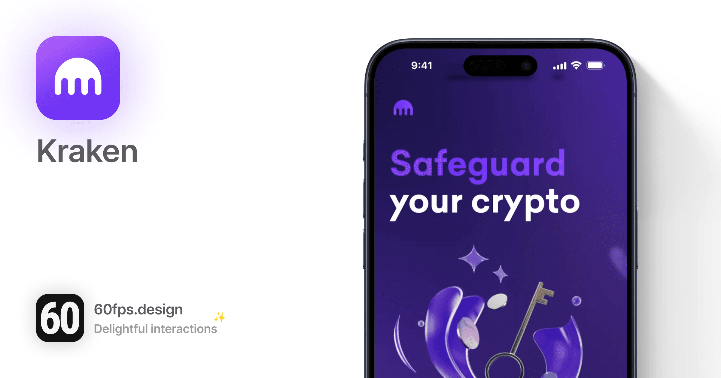 Kraken iOS App UI/UX animation