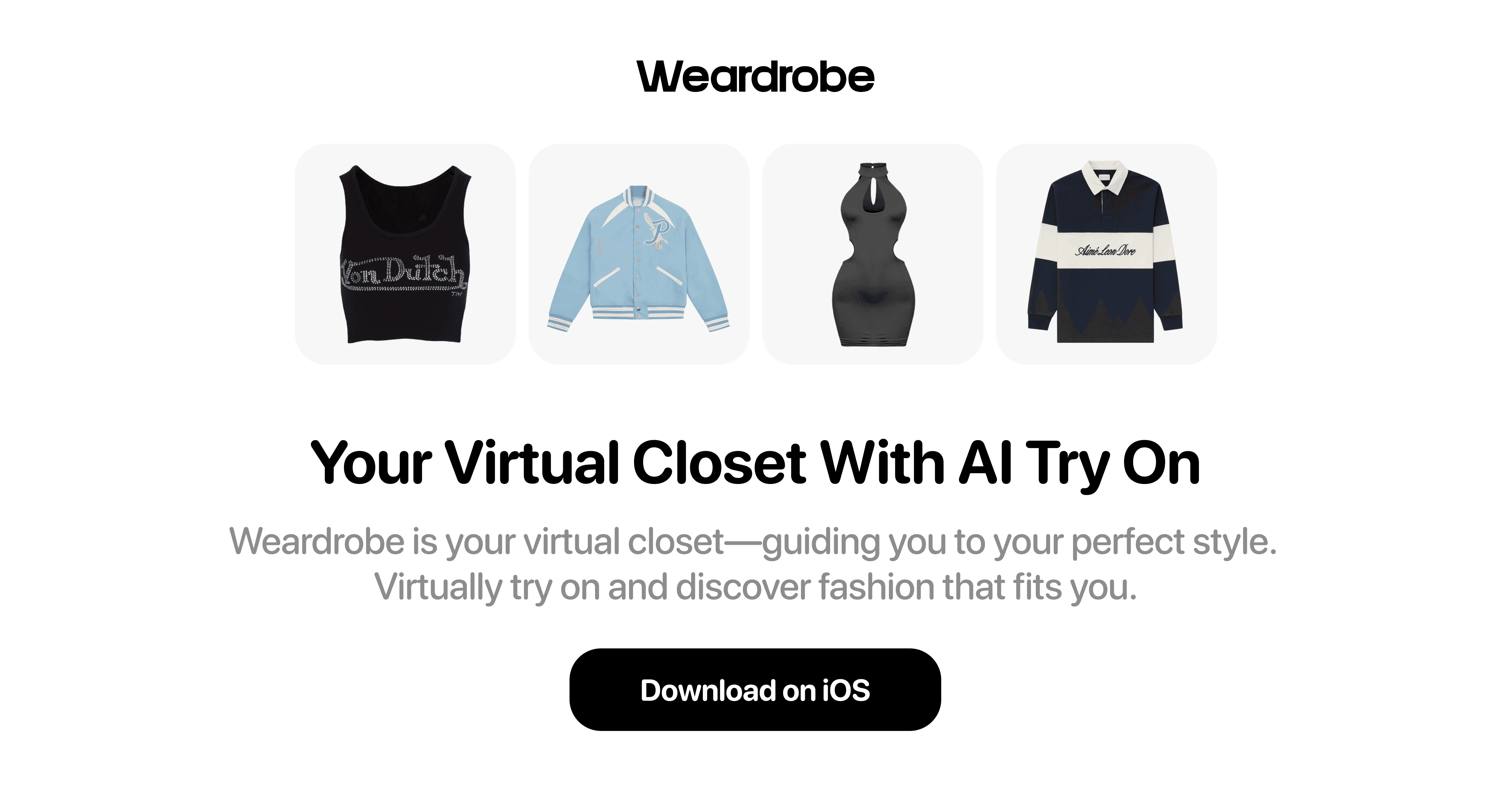 Weardrobe - Virtual Try On