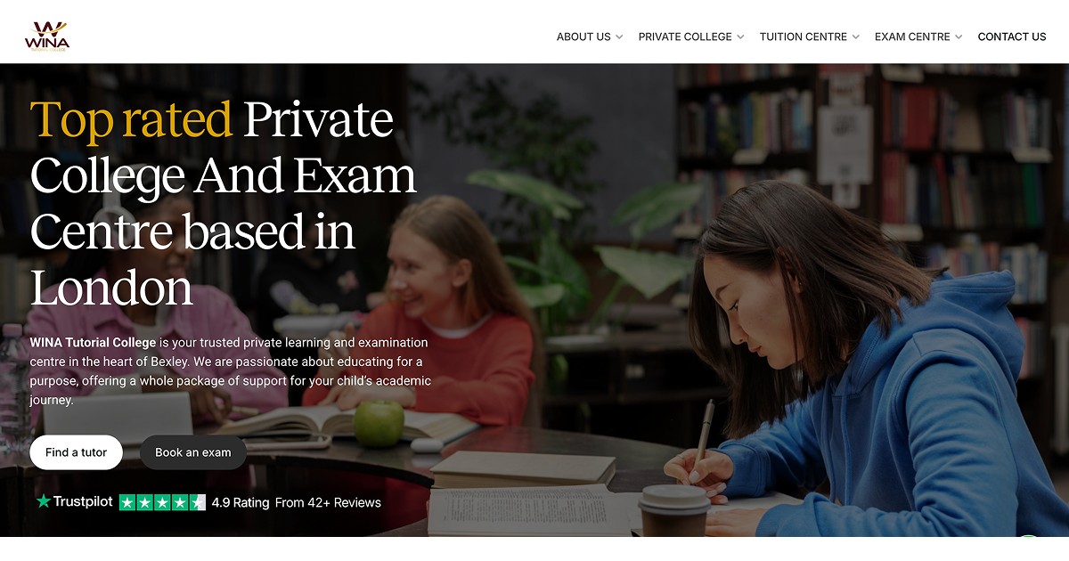 Home | Private College And Exam Centre | WINA Tutorial College