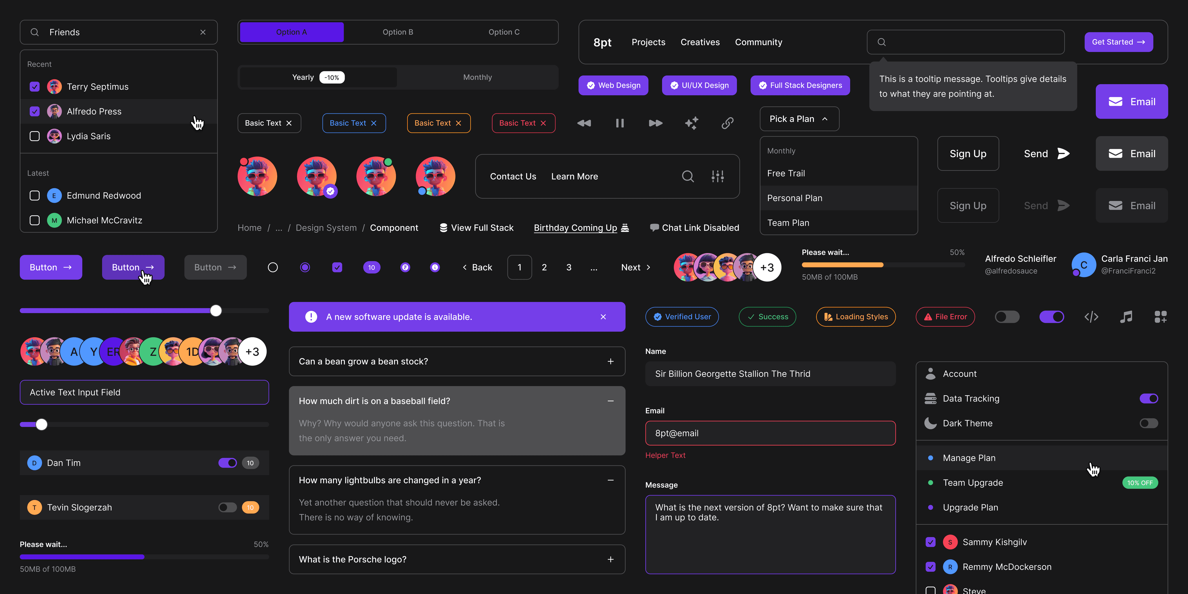8pt — An Ever-Evolving Design System Built for Figma