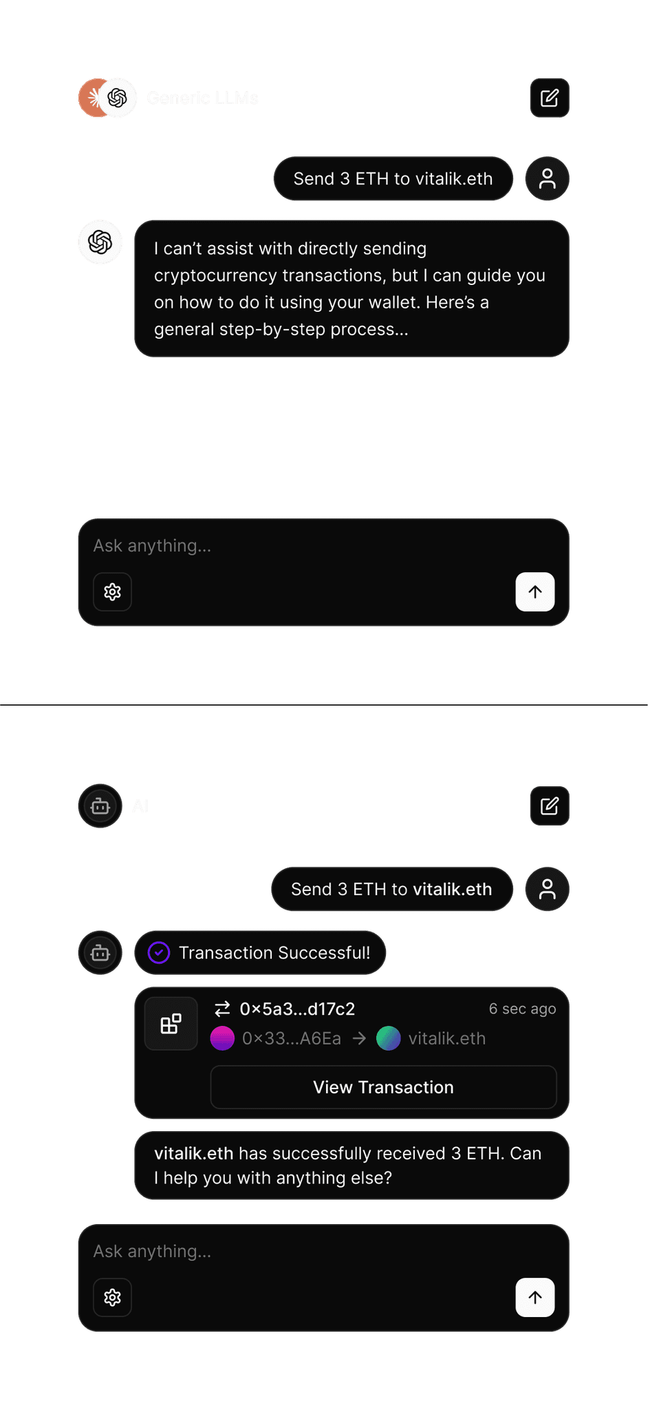 thirdweb AI: Agents to build, trade and execute onchain