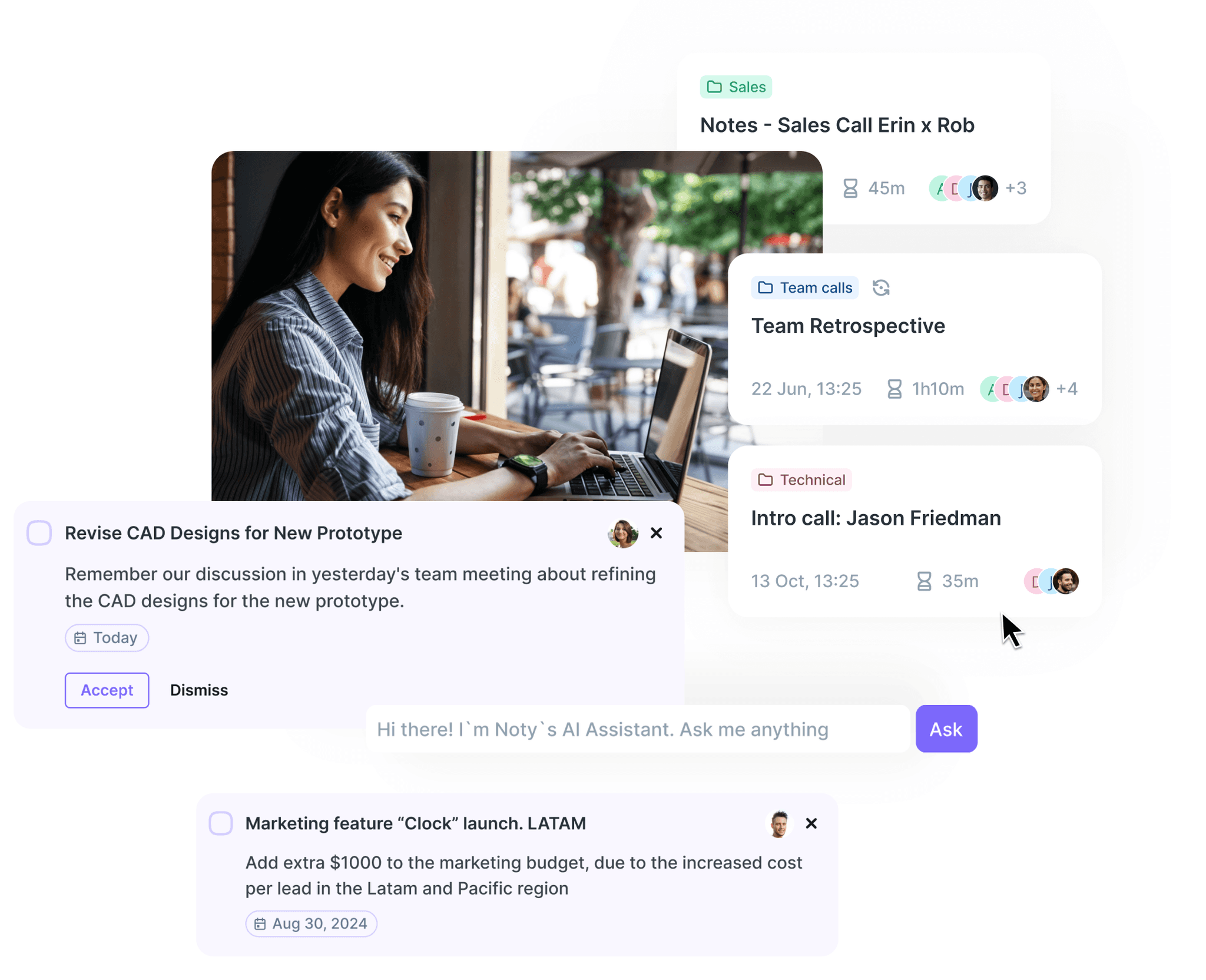 Noty Ai Meeting Ai Assistant Getting Work Done