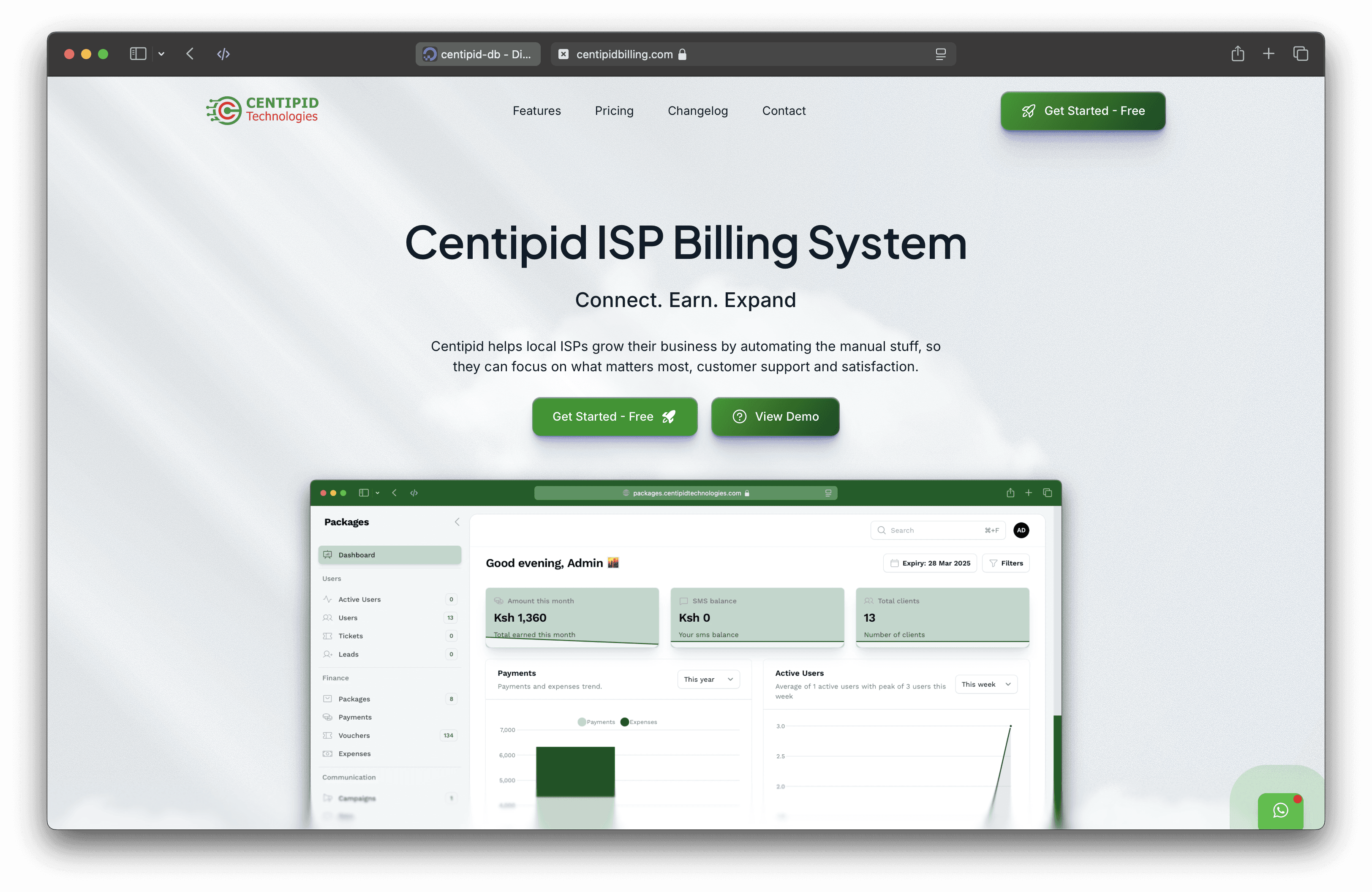 Centipid ISP Billing System