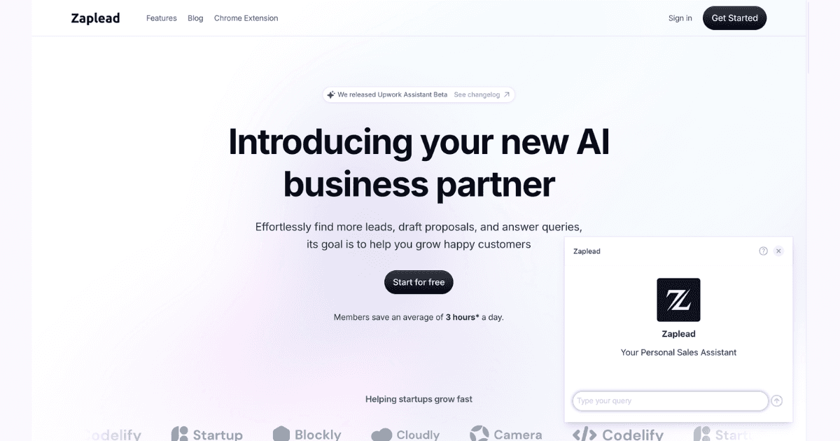 Zaplead | All-in-one Sales Solution for Startups