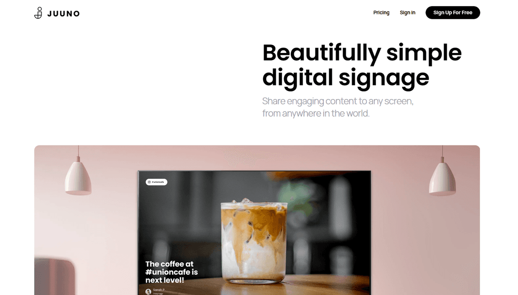 Top 7 Free Digital Signage Software Options - Juuno