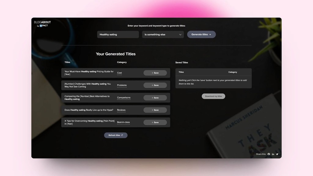 10 Best Blog Title Generators To Craft Catchy Blog Titles