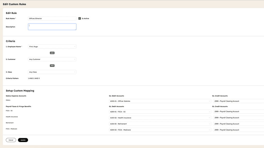 Using a Payroll Clearing Account - CostAllocation Pro