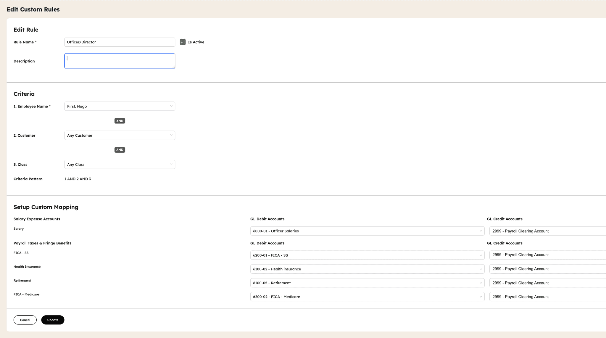 Using a Payroll Clearing Account - CostAllocation Pro