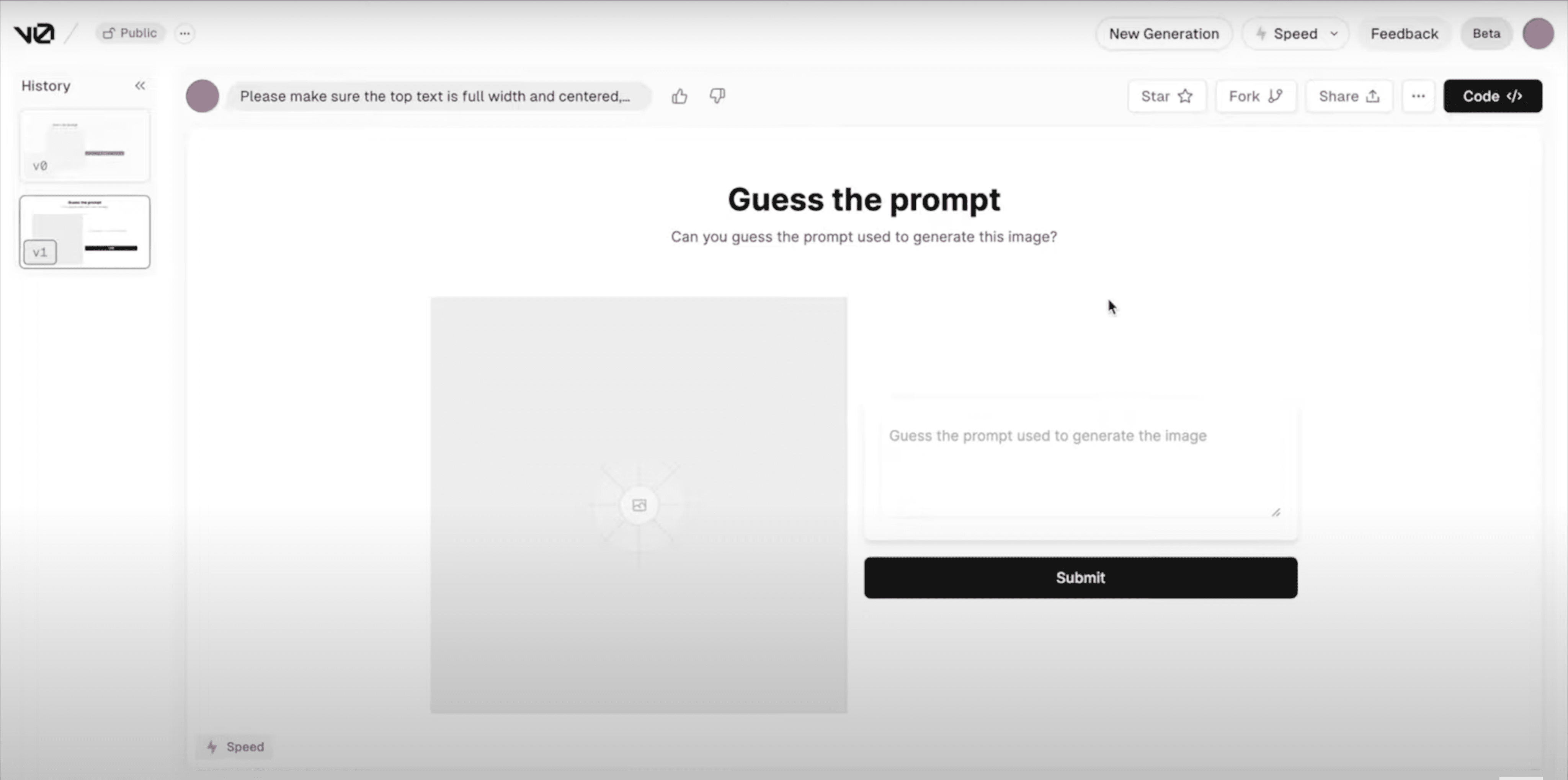 Generative Fullstack: Frontend UI with Vercel v0 and Backend with BuildShip