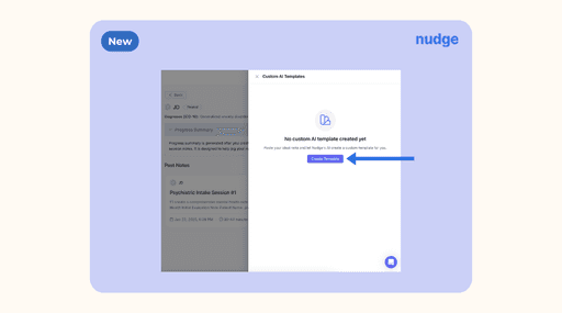 Nudge - AI Powered SOAP Notes for Therapists