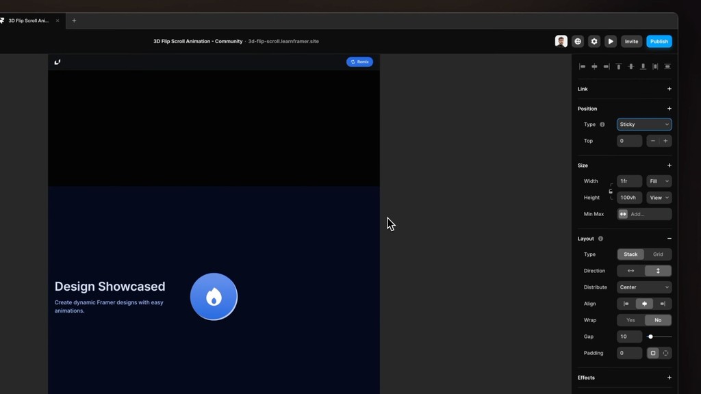 The Easiest Framer Scroll Animation Technique — Framer University Blog