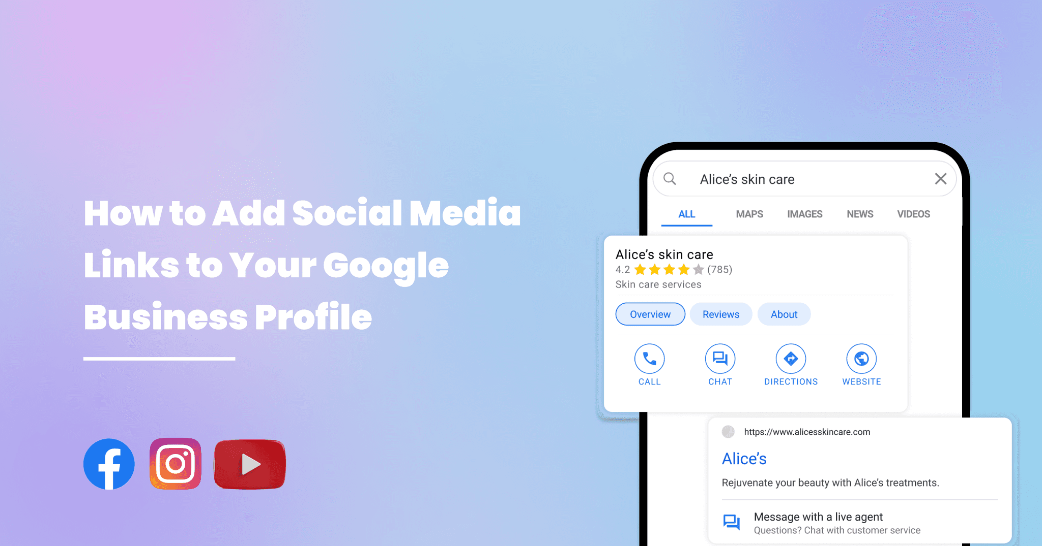 How to Add Social Media Links to Your Google Business Profile