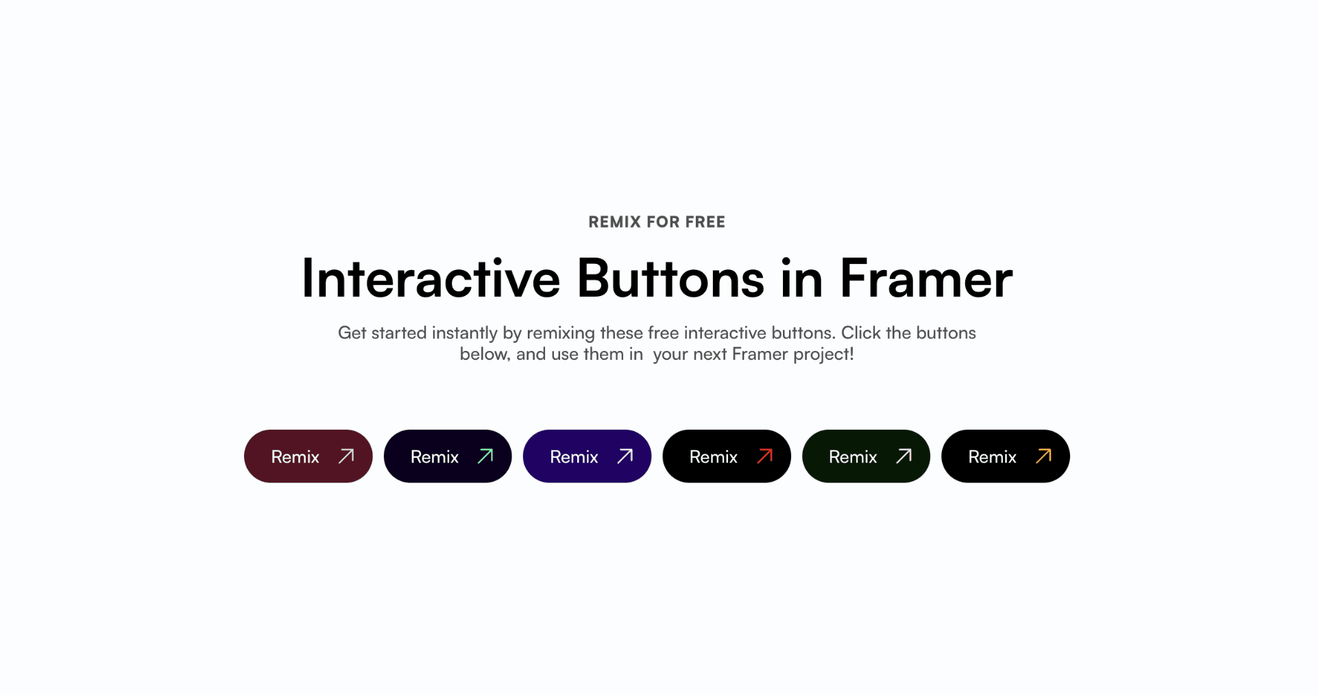 Interactive Buttons in Framer