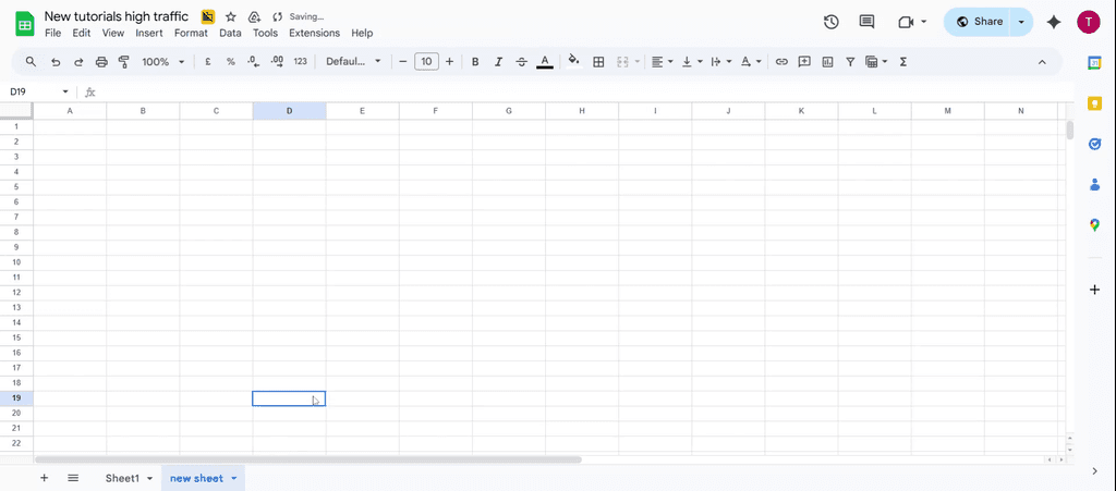 How to Insert a New Worksheet in Microsoft Excel - 1 minute video guide