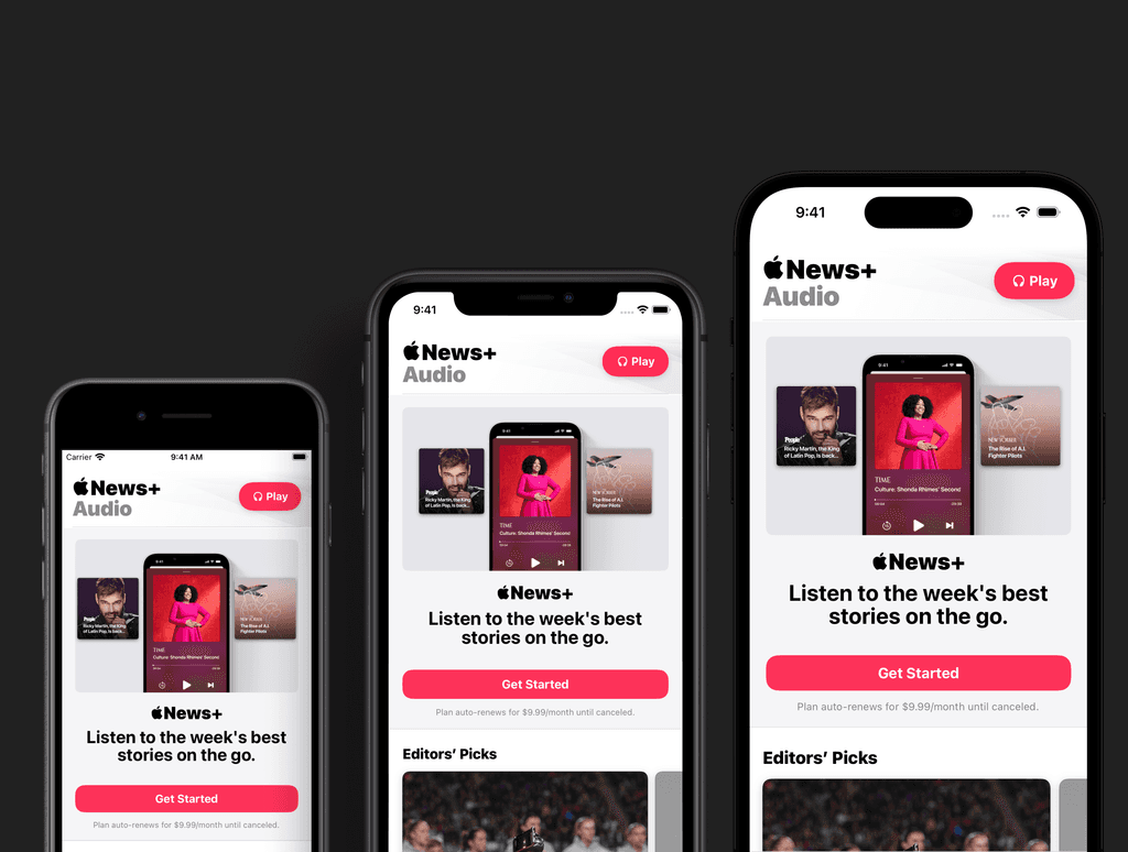 Play · Design mobile apps with the power of iOS & SwiftUI