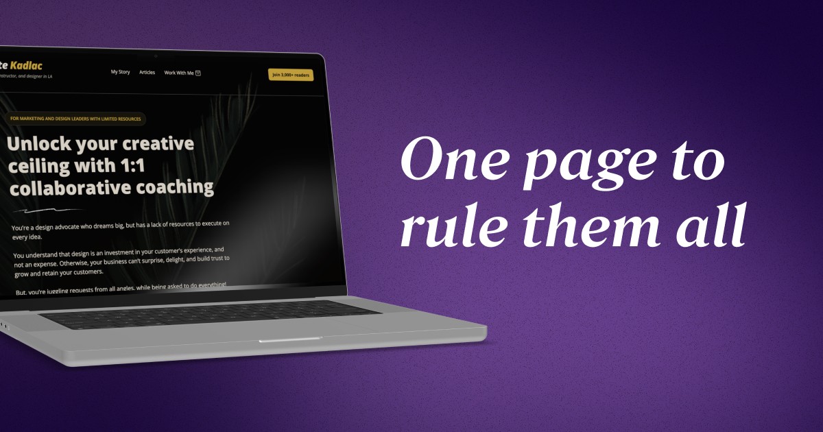 How to create a free or paid offering on your personal website