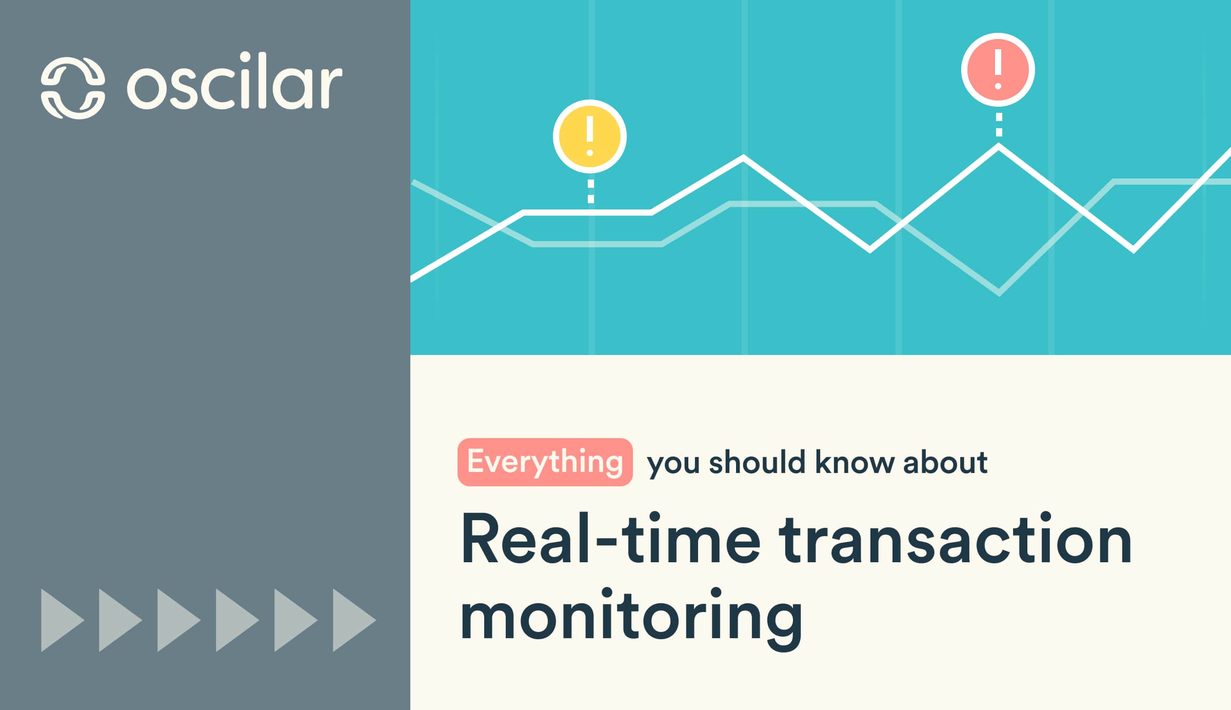 Real-time transaction monitoring: Everything you need to know︱Oscilar