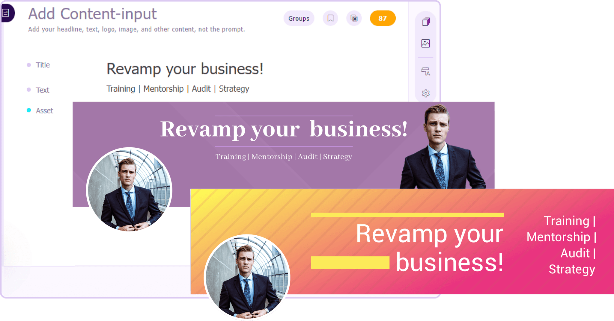 Free LinkedIn banner generator for profiles with AI
