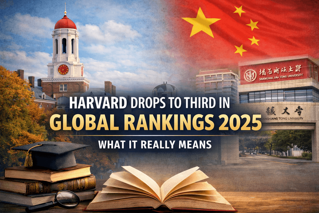 Harvard Drops to 3rd in Global Rankings 2025 | What It Means