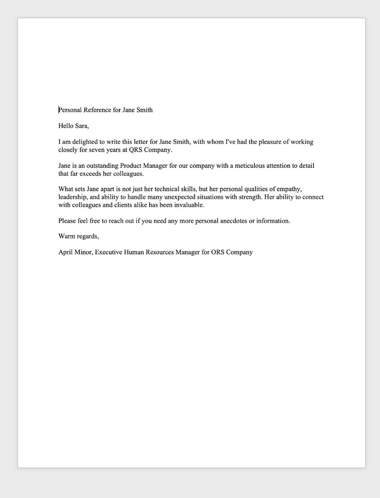 How to Write a Reference Letter for an Employee (With Templates)