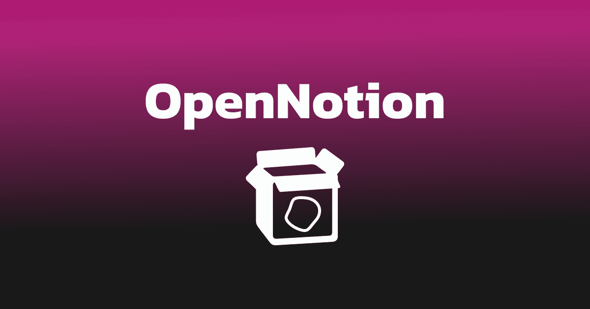 OpenNotion