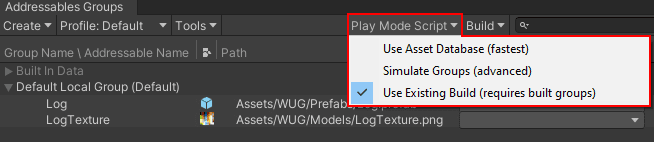 Load, unload and change assets at runtime with Addressables - What Up Games
