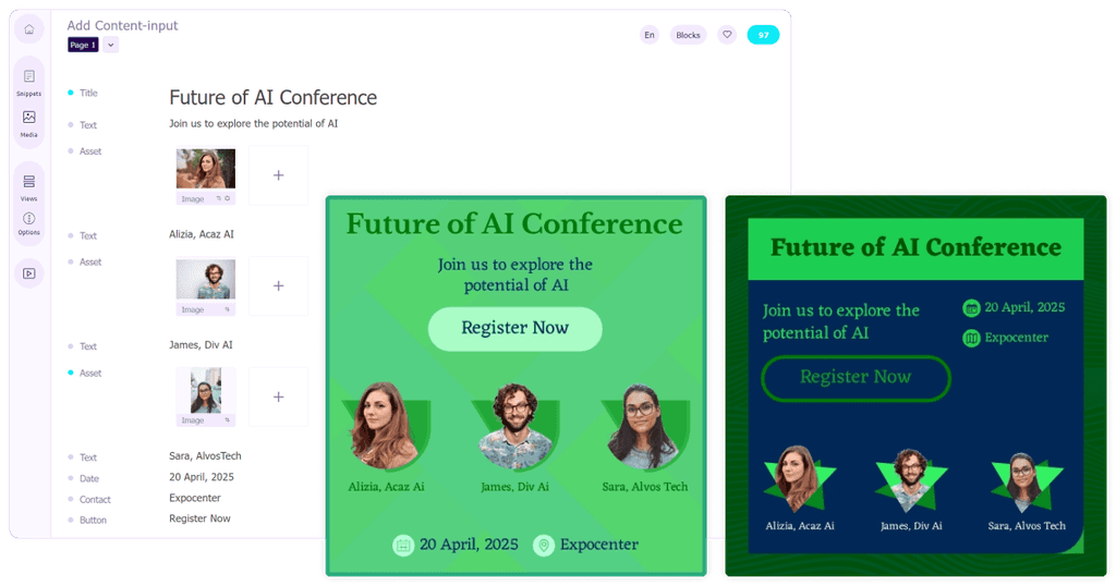 Conference banner designs for free