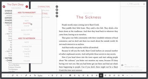 Shaxpir: Software for Storytellers