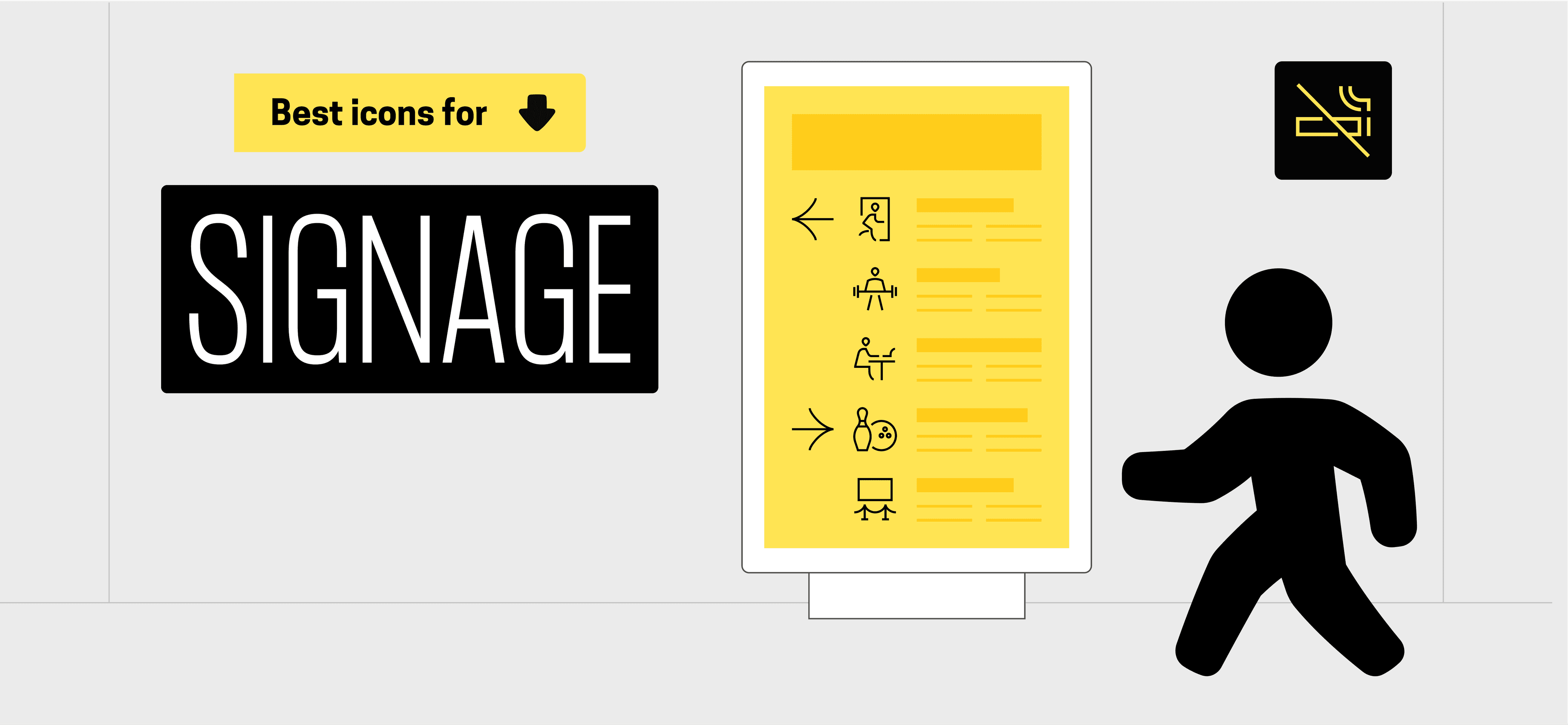 Icons for Signage Design
