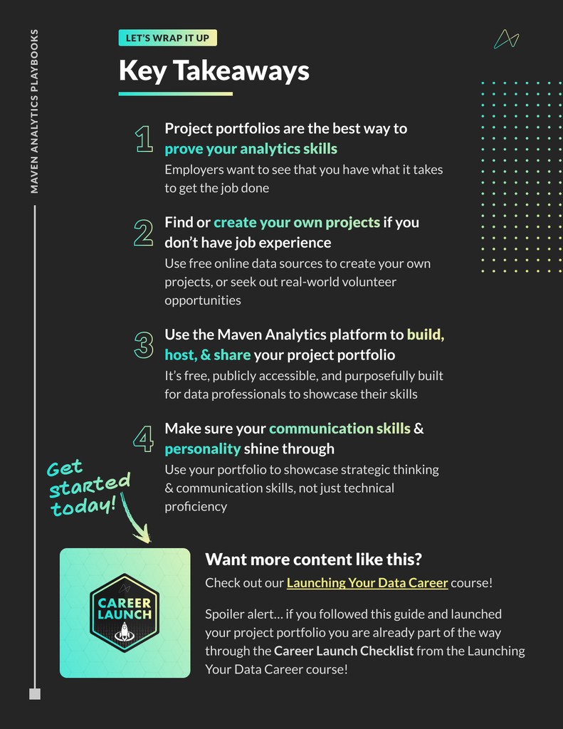 FREE DOWNLOAD | How to Build A Strong Data Analyst Portfolio | Maven ...
