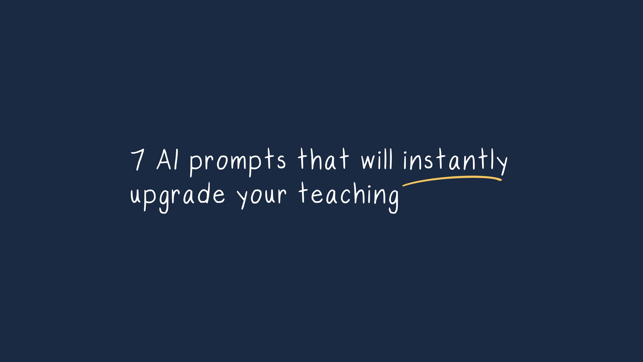 7 AI prompts that will instantly upgrade your teaching | SchoolAI