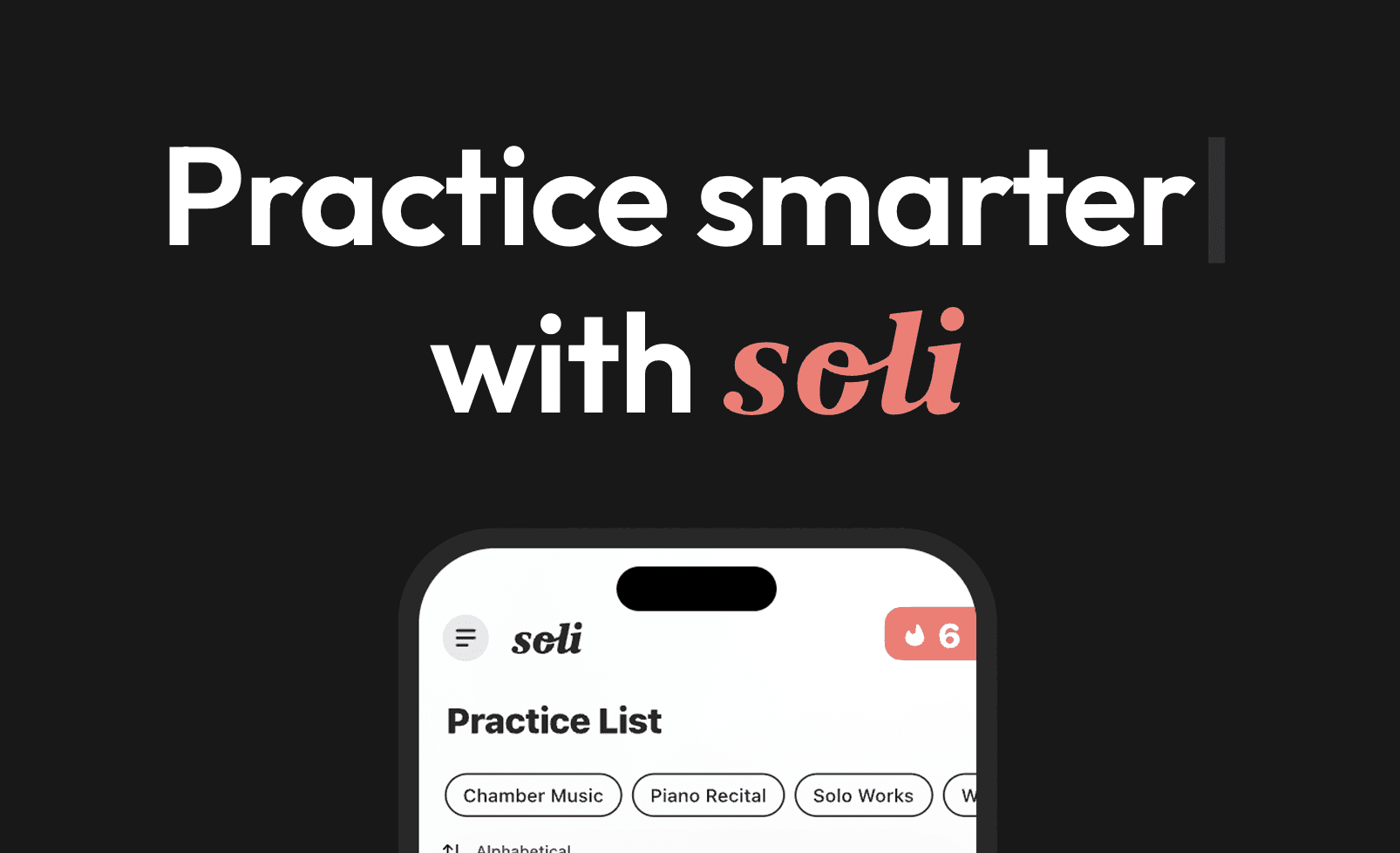 Soli - Music Practice Journal