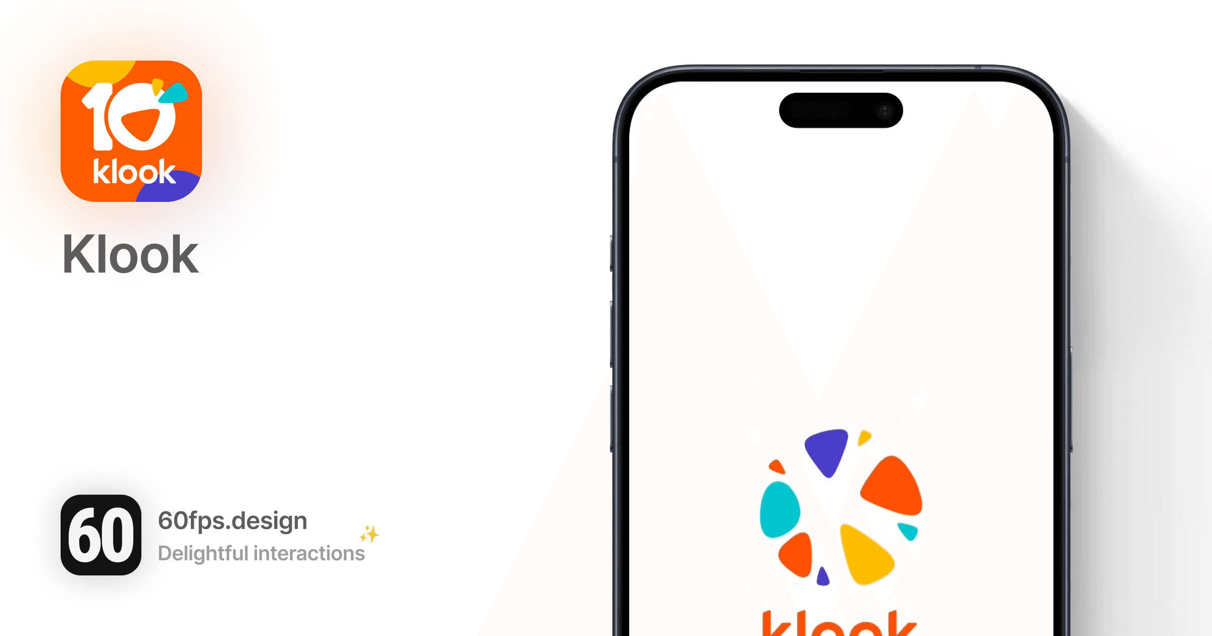Klook iOS App UI/UX animation