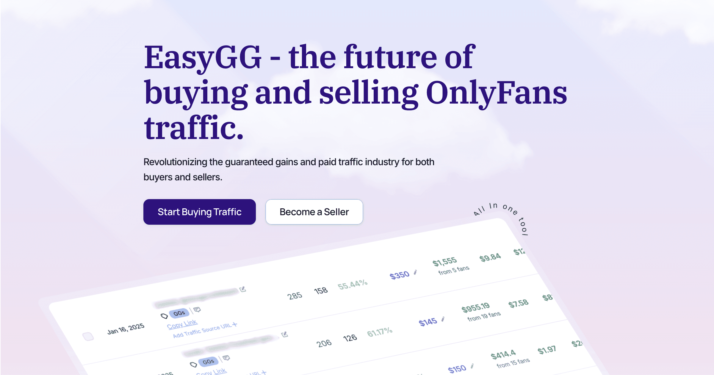 EasyGG - Revolutionizing the Paid Traffic game